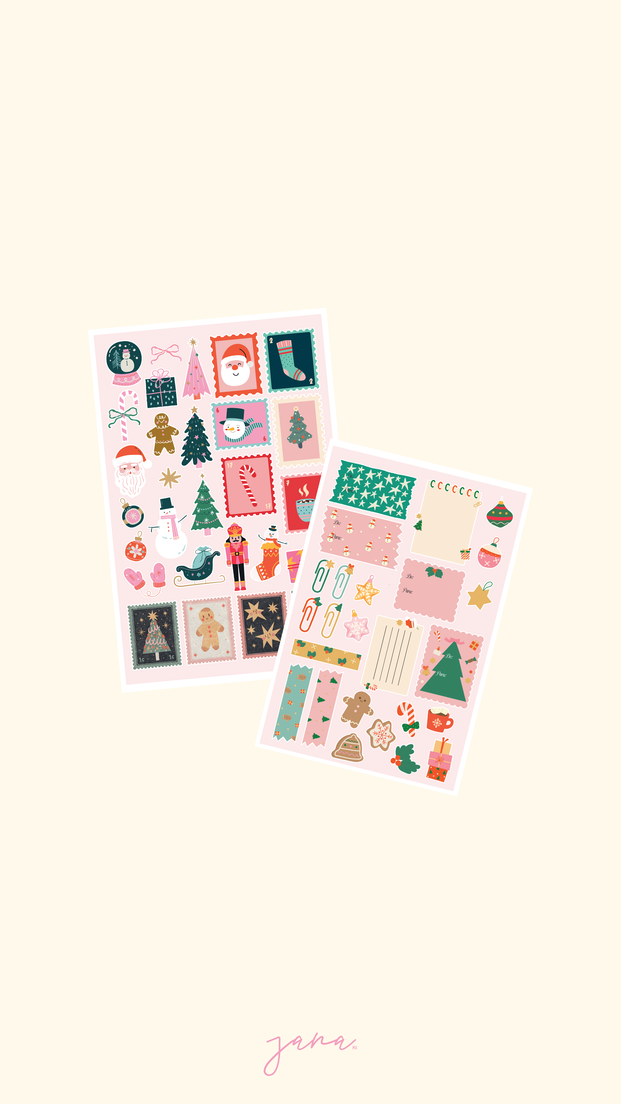 Stickers Navideños – JanaMx