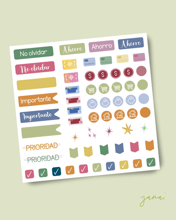 Stickers financieros – JanaMx