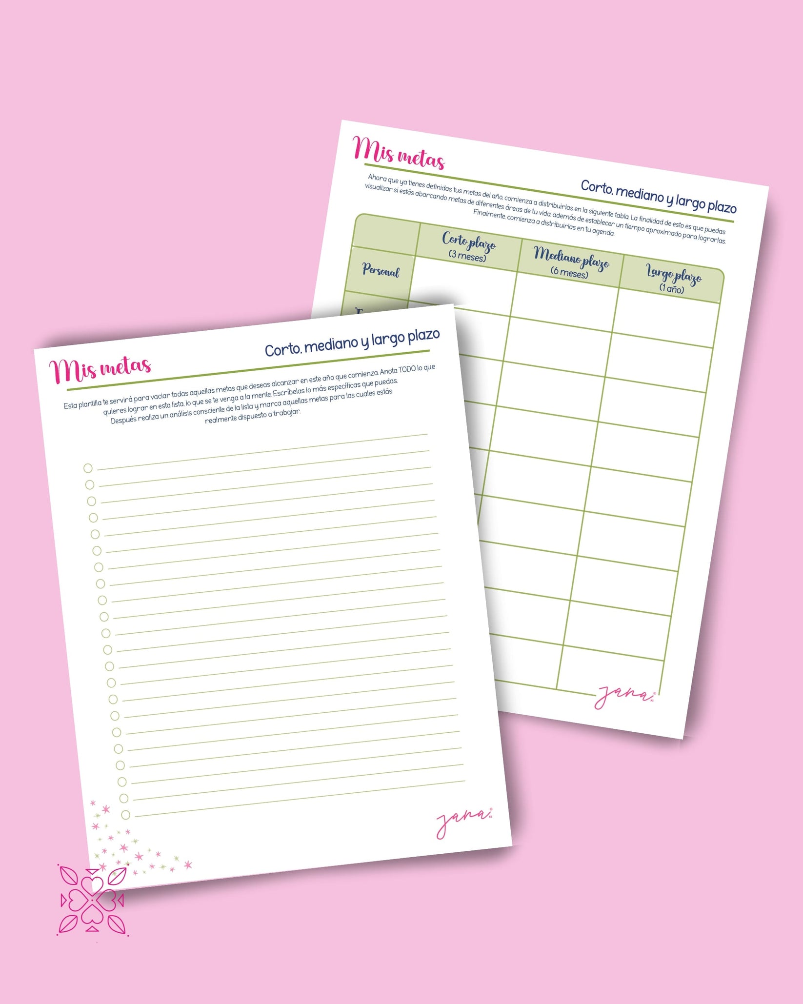 Descargable "Cumpliendo mis metas" – JanaMx