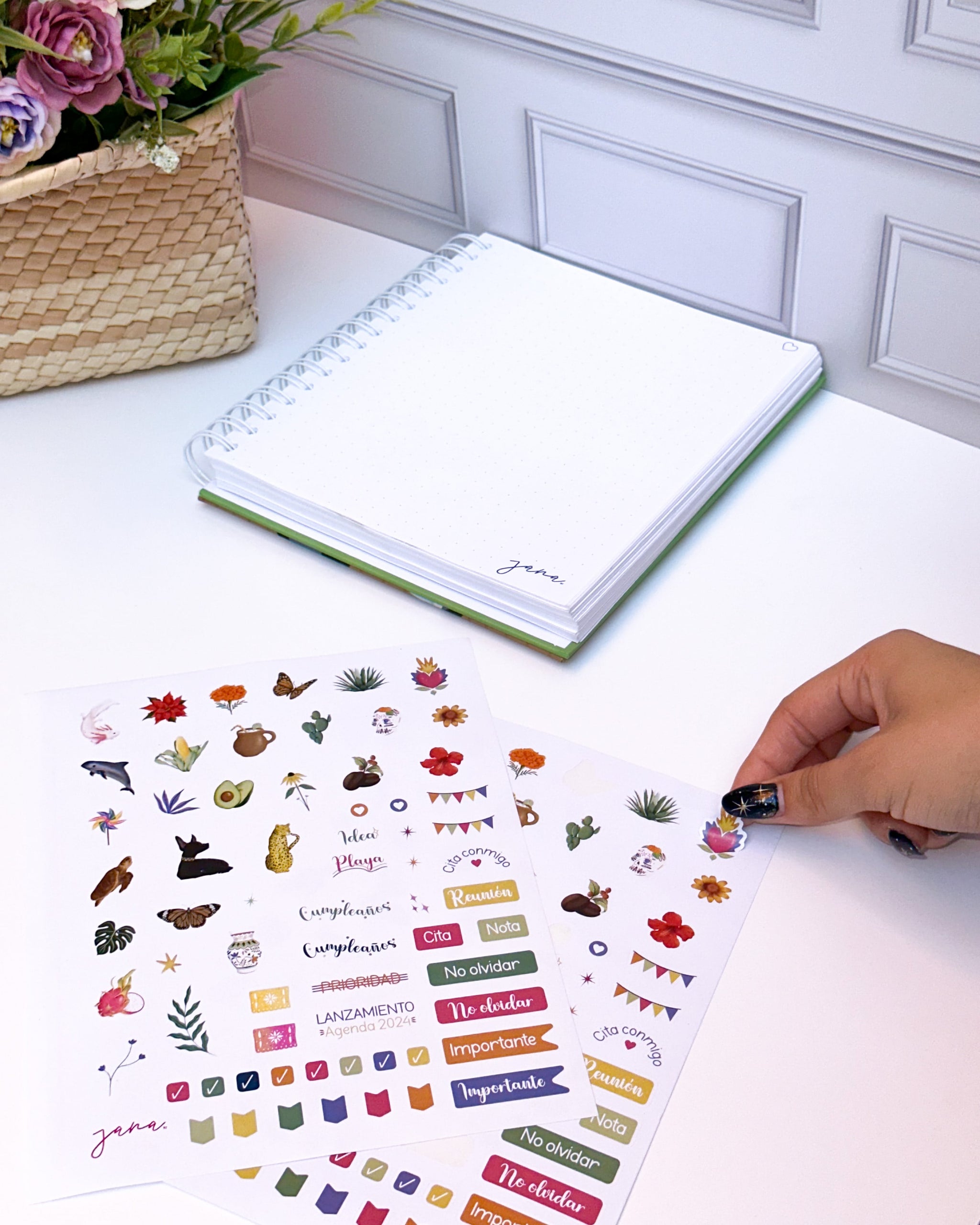 Planilla de stickers – JanaMx